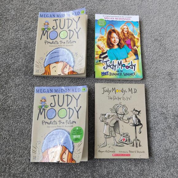 Scholastic | Other | Judy Moody 4book Lot Predicts The Future More ...